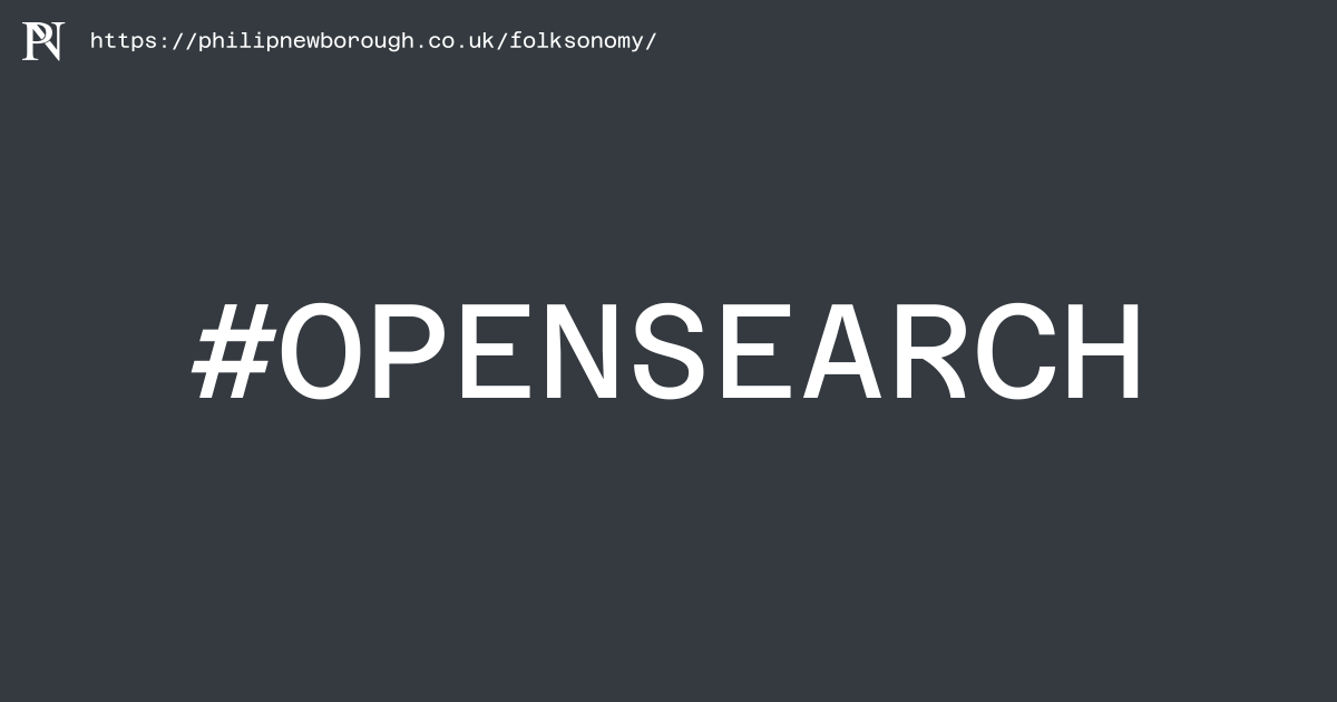 Content tagged with: opensearch - Philip Newborough